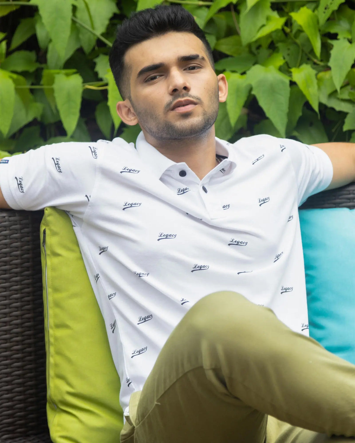 LCY London | Logo Looks - Short Sleeved Men's Legacy Printed Shirt